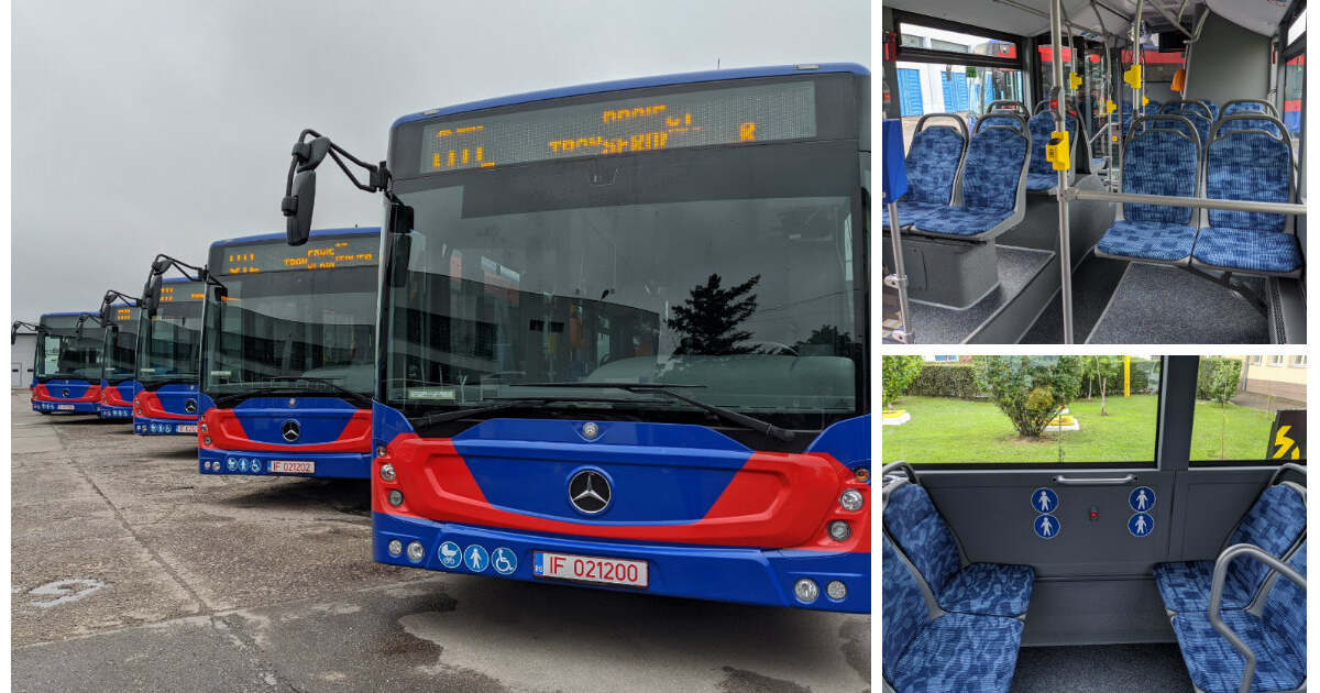 Șase autobuze Mercedes au intrat în flota OTL - BIHON