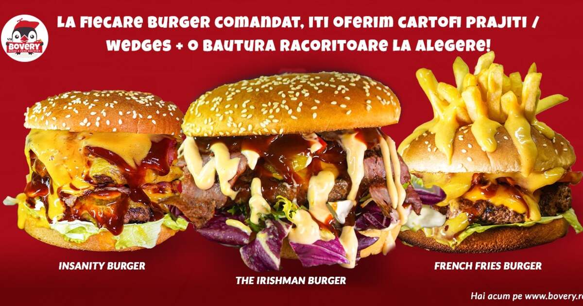 Bovery Burgers – Probabil cei mai buni burgeri din Oradea! - BIHON