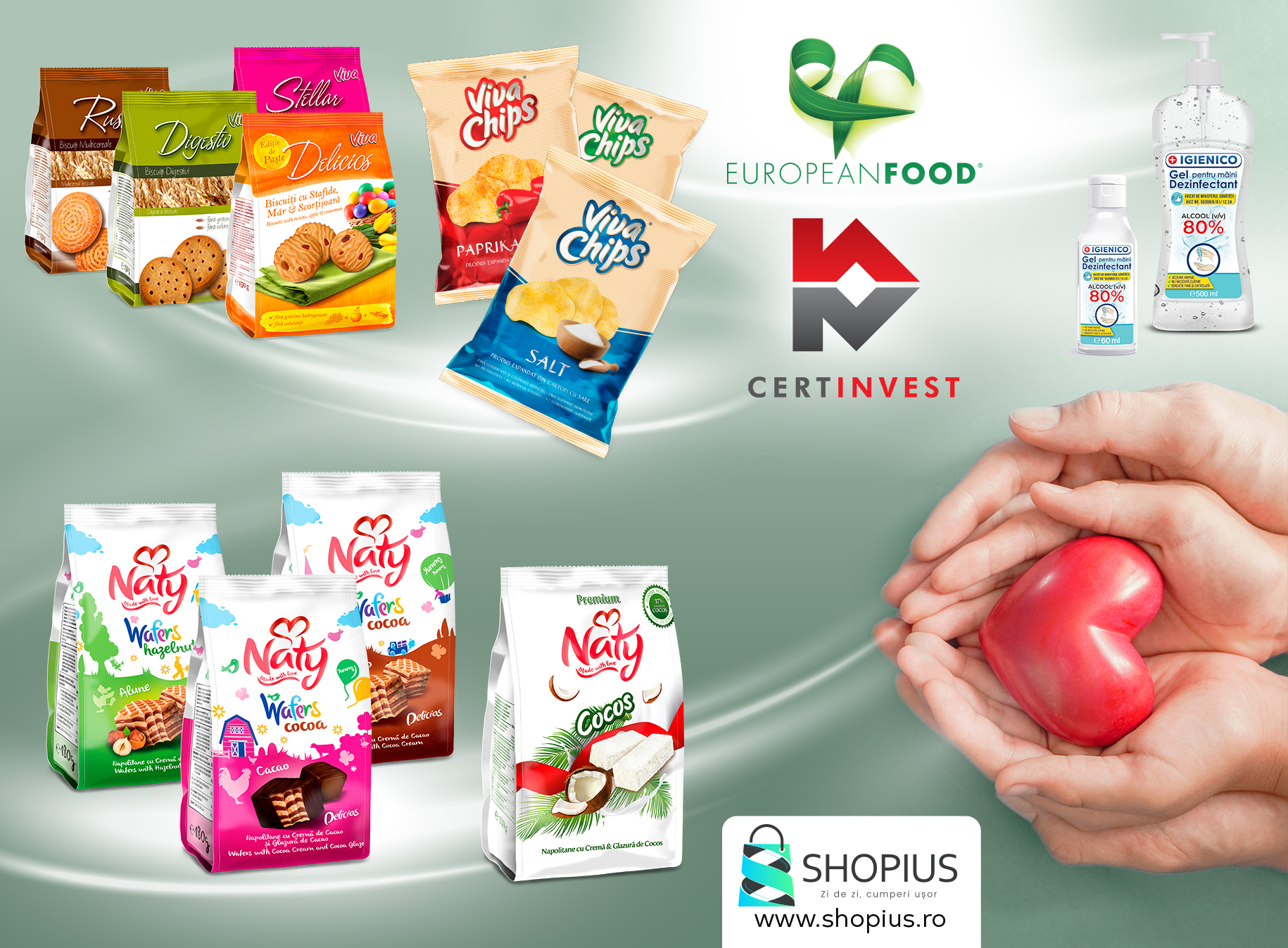 Grupul European Food și Certinvest, alături de comunitate - BIHON