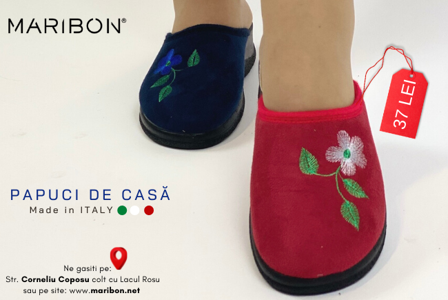 Papuci de casă de la Maribon - BIHON