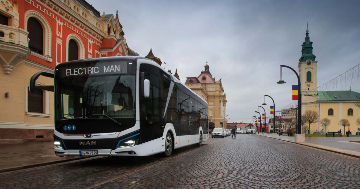 Autobuzul 100% electric MAN Lion’s City E este testat în condiții reale ...