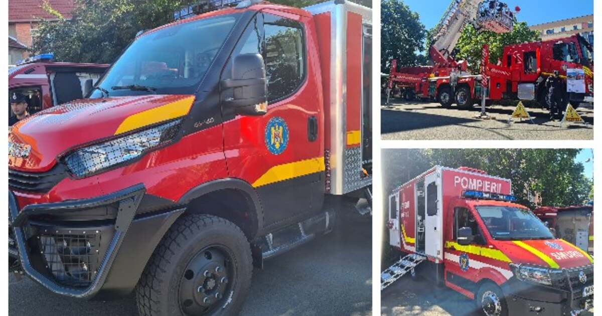 Noi autospeciale pentru pompierii bihoreni - containerele Abroll ...