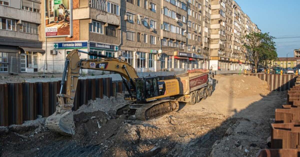 Șantier la reflector: viteză sporită la lucrările pasajului de la Piața ...