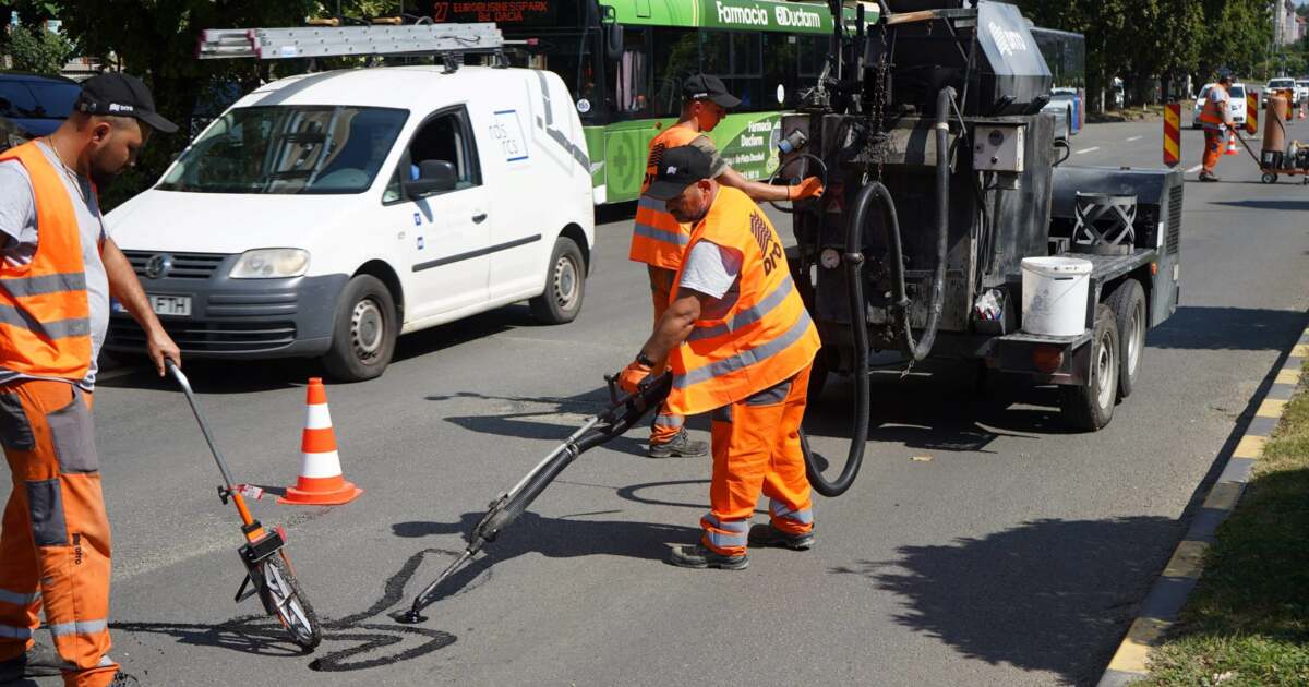 Premieră în Oradea: Lucrări de colmatare a fisurilor și crăpăturilor ...