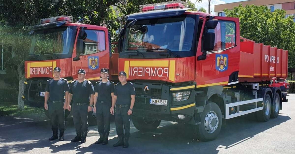 Autospecialele proiectate de ISU Bihor, mobilizate la misiuni în Franța ...