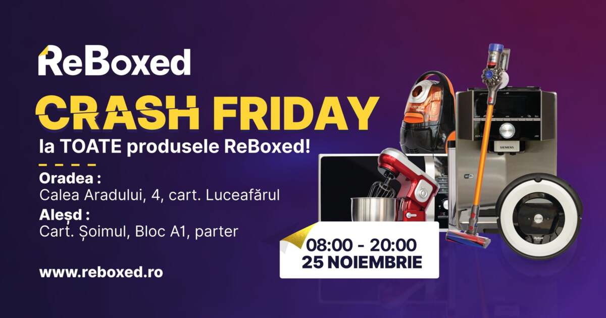 ReBoxed anunță o nouă ediție Crash Friday! - BIHON