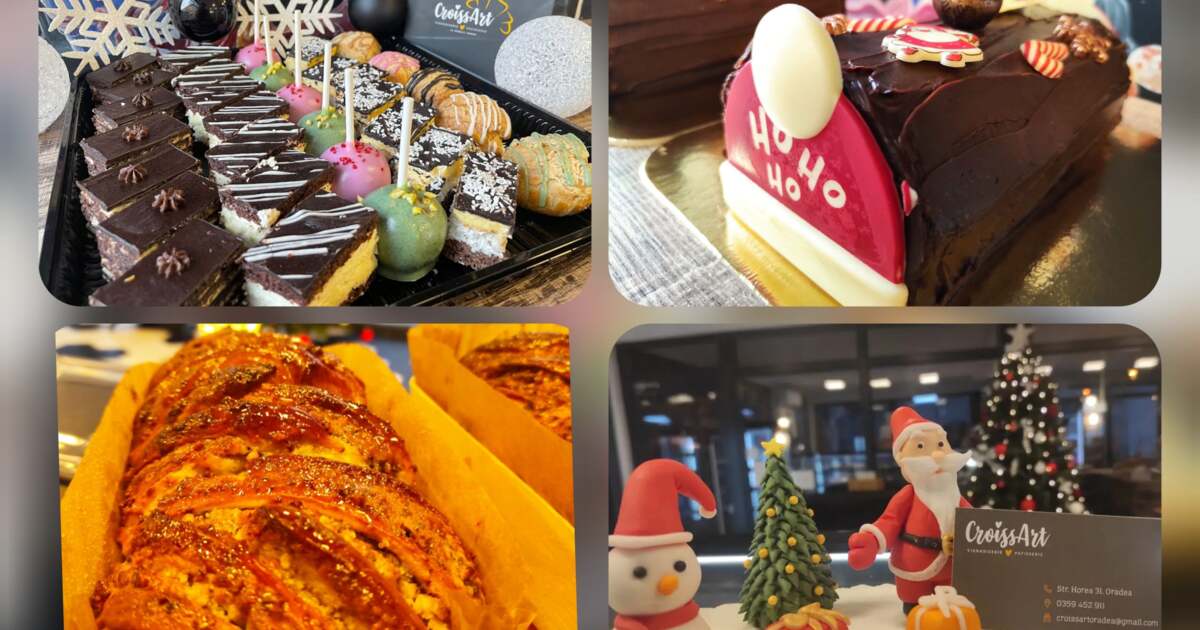 Comenzi cozonaci și platouri prăjituri pentru Crăciun, de la CroissArt ...
