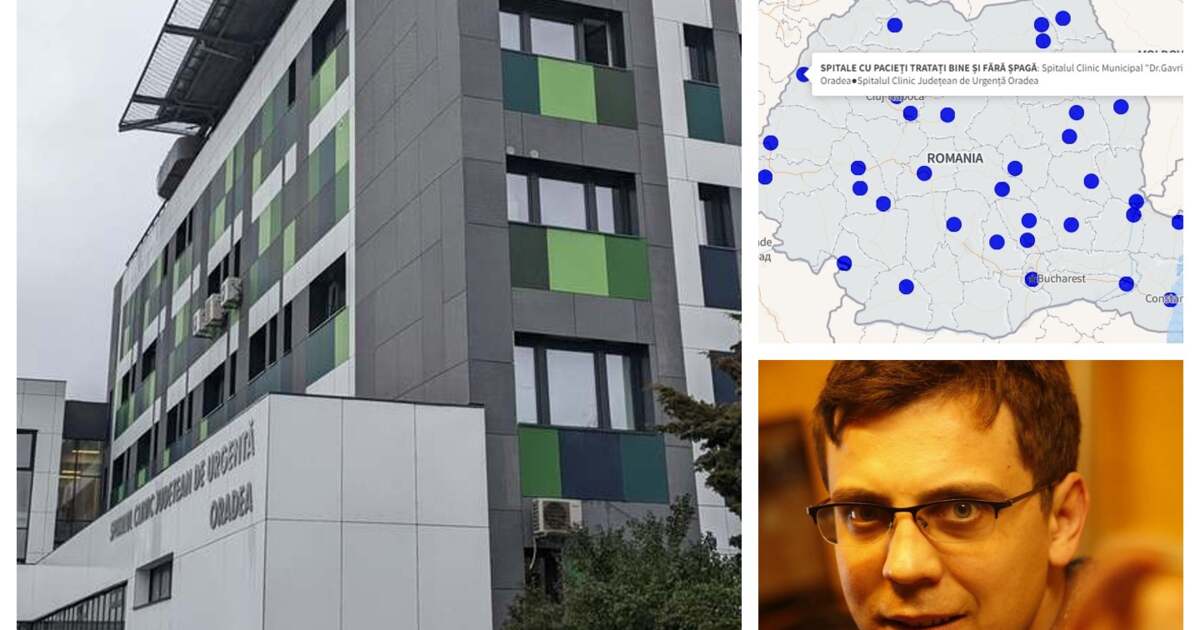 „Fără șpagă”. Spitalele din Oradea, pe „Harta binelui”, realizată de ...