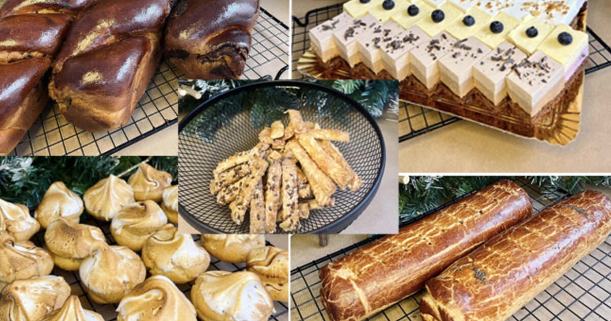 Comenzi de Crăciun la platouri de prăjituri asortate, prăjituri de casă ...