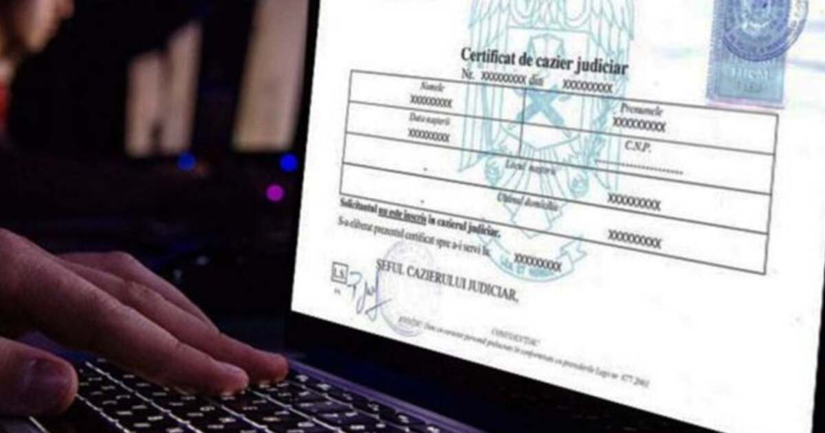 Certificatul de cazier judiciar poate fi obținut online. Care sunt ...