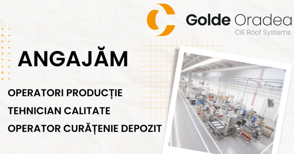 GOLDE ORADEA angajează - BIHON