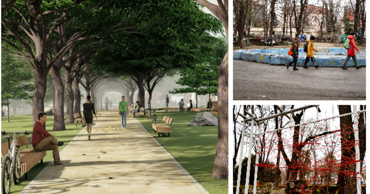 Parcul Petofi intră în șantier la finalul primăverii. Dumexim SRL a ...
