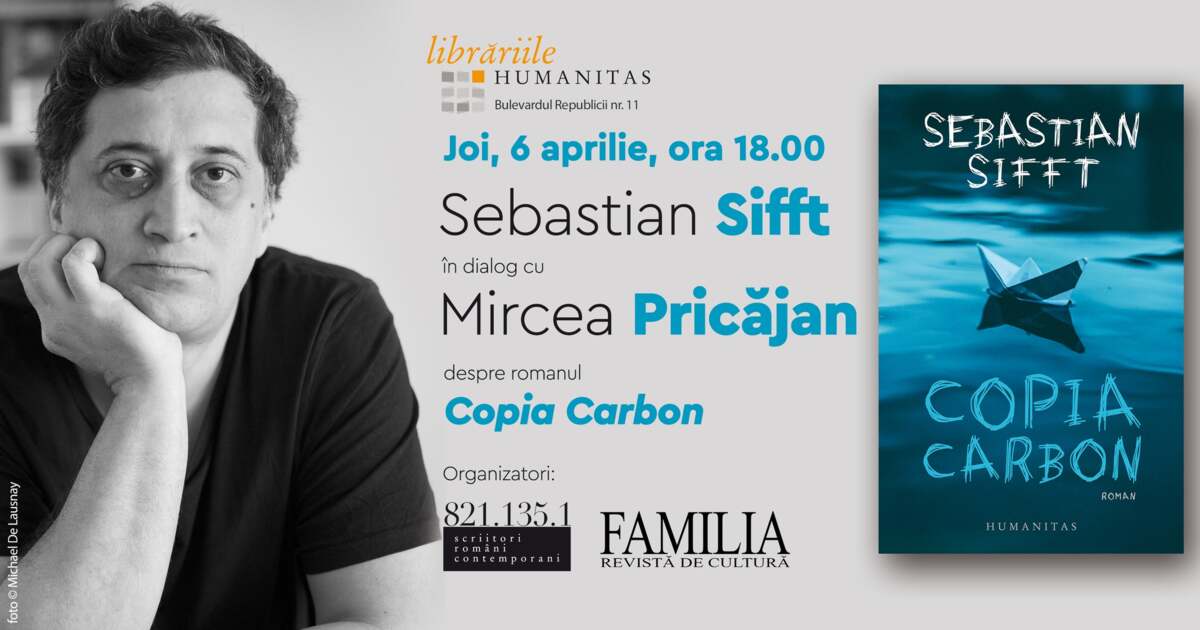 Sebastian Sifft la Oradea, în dialog cu Mircea Pricăjan despre romanul ...