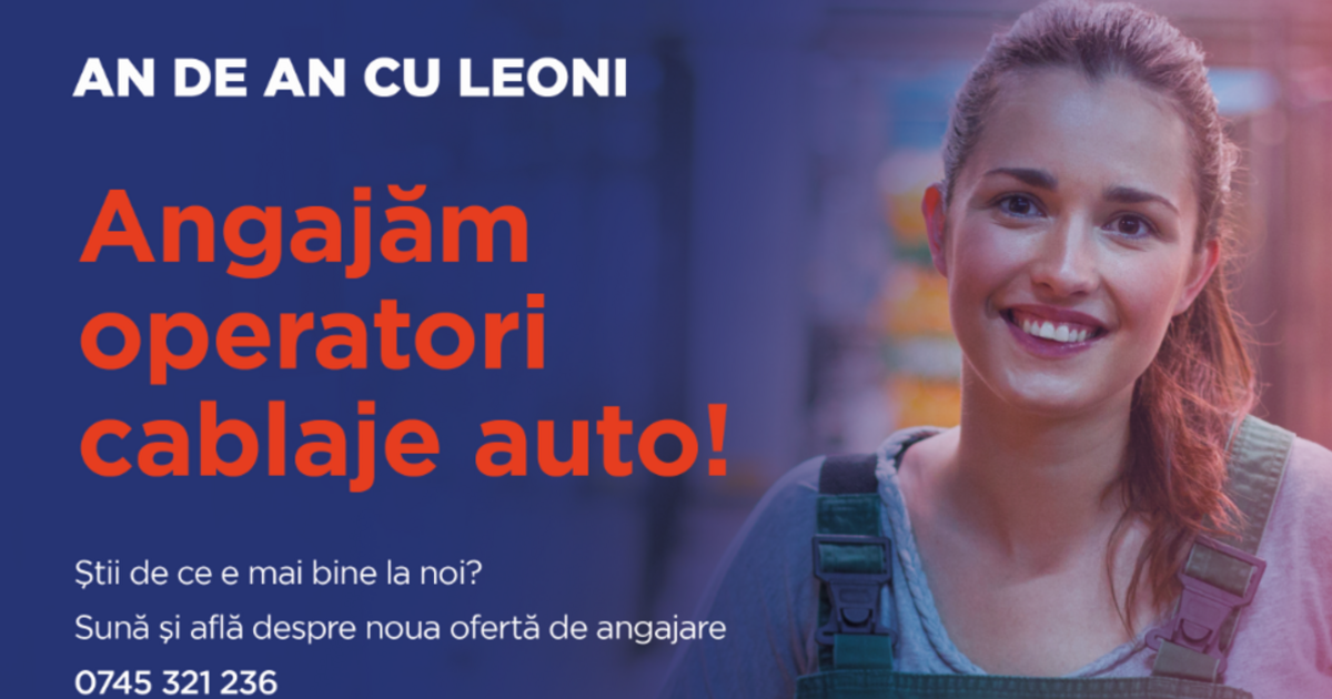 Leoni angajeaza operatori cablaje auto - BIHON