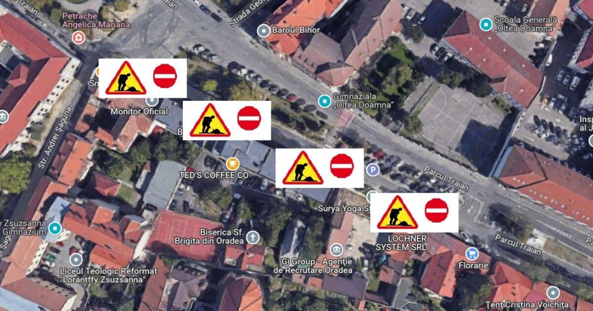 Se închide circulația prin Parcul Traian pe tronsonul strada Andrei ...