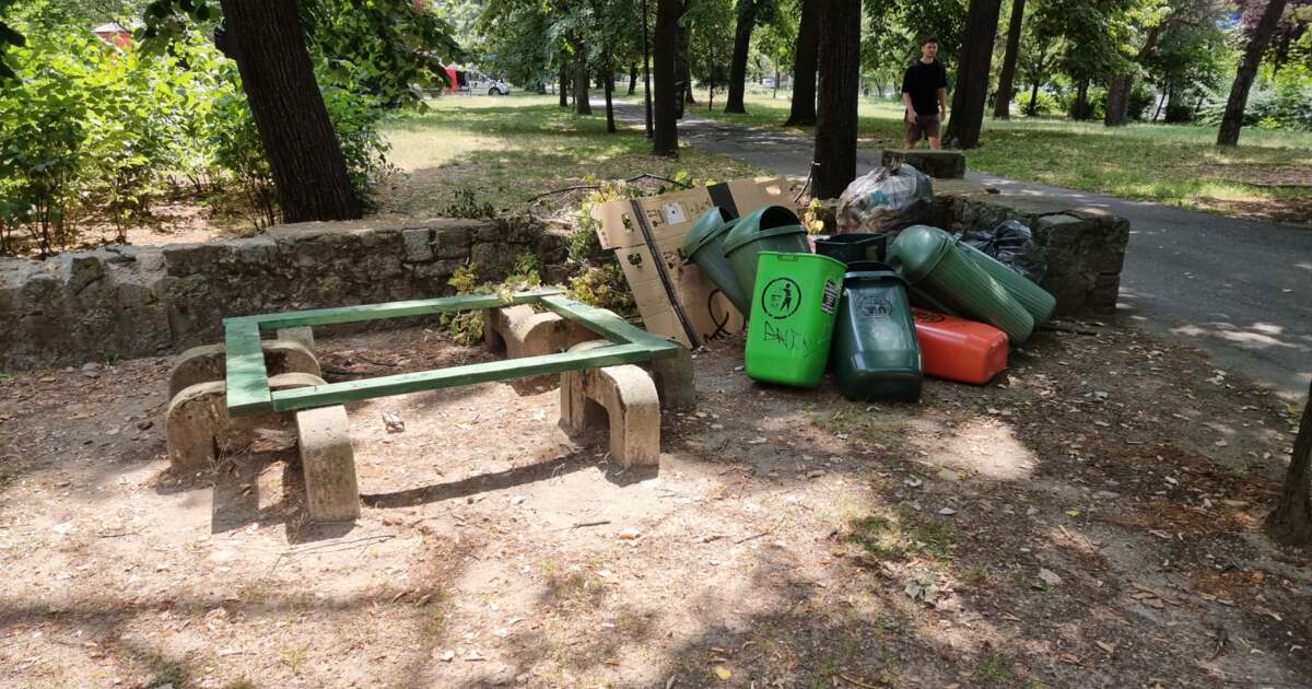 FOTO: Parcul Petofi din Oradea intră în renovare 06.07.2023 - BIHON
