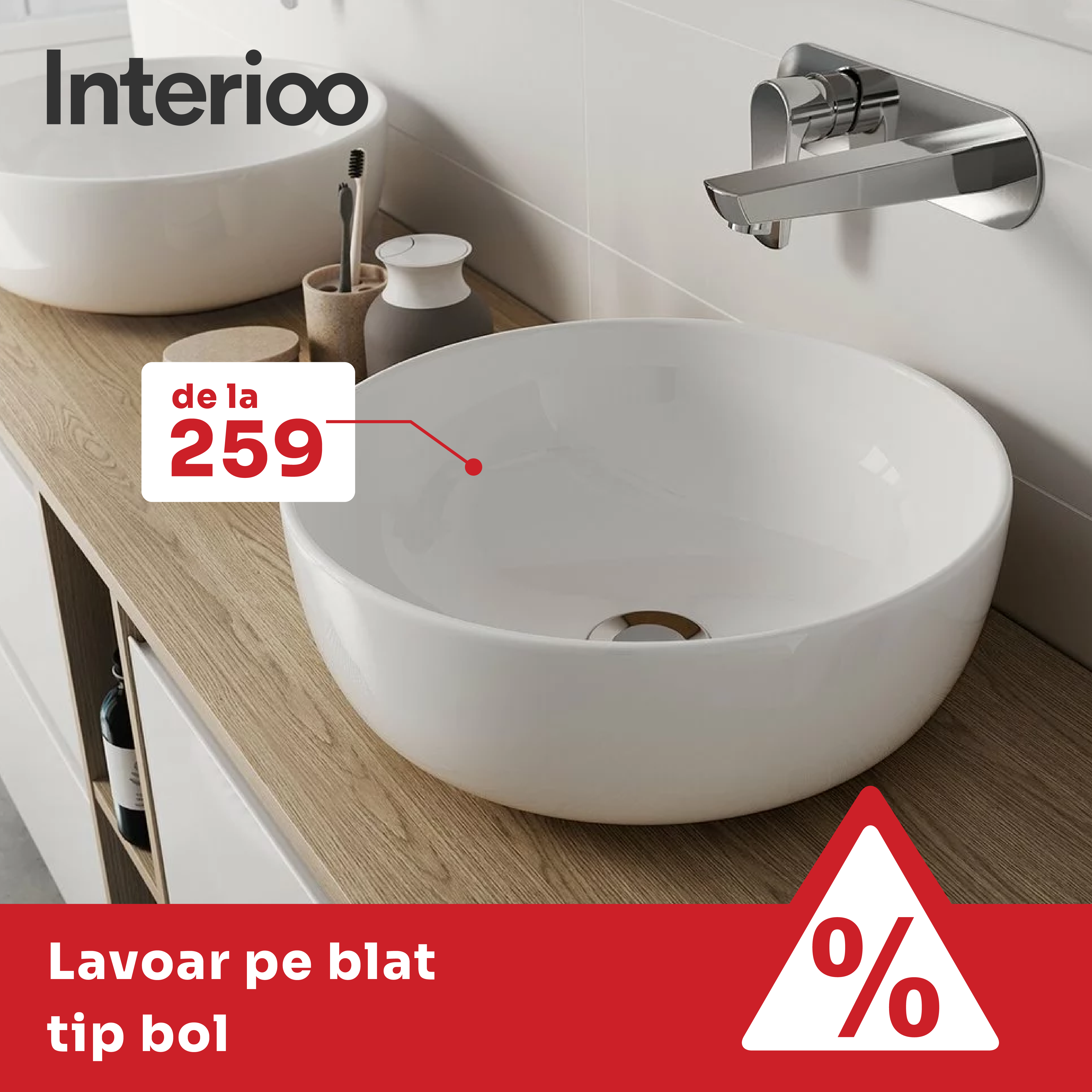 Atenție! Cod roșu 7 zile! Furtuna promoțiilor se anunță la Interioo ...