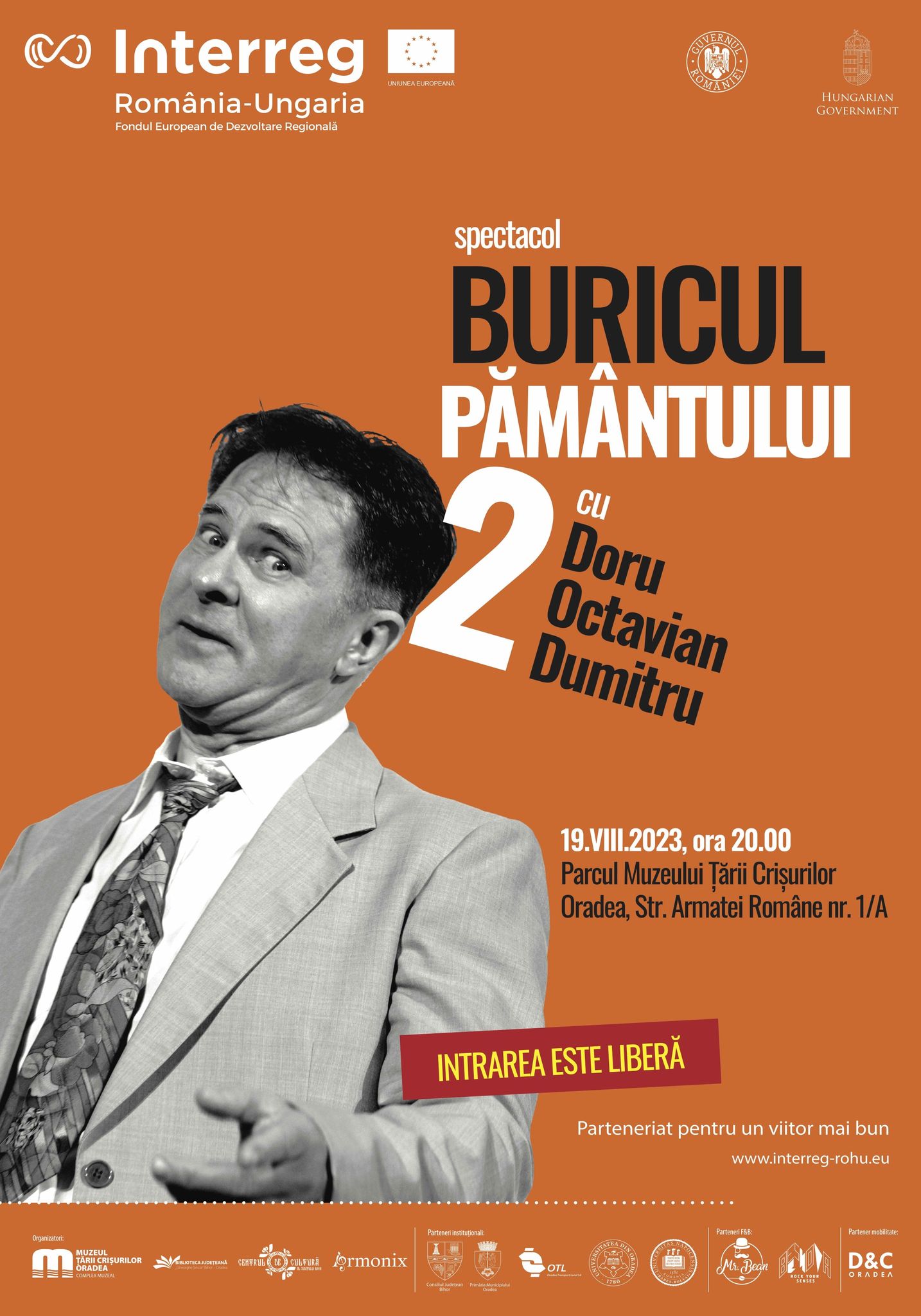 Actorul Doru Octavian Dumitru susţine la Oradea spectacolul de comedie ...