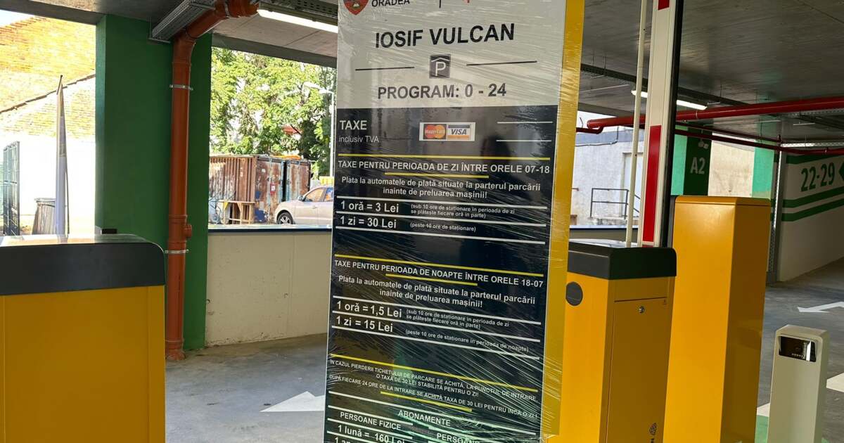 FOTO: Parcarea Iosif Vulcan 10.10.2023 - BIHON