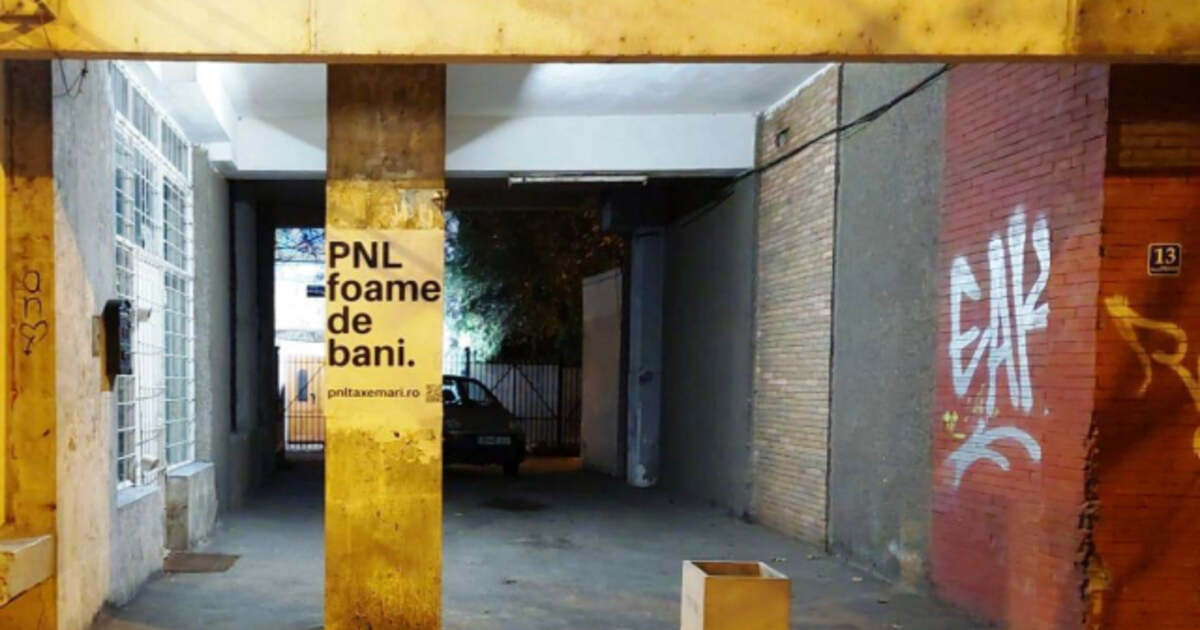 FOTO: Afișe PNL, 13.12.2023 - BIHON