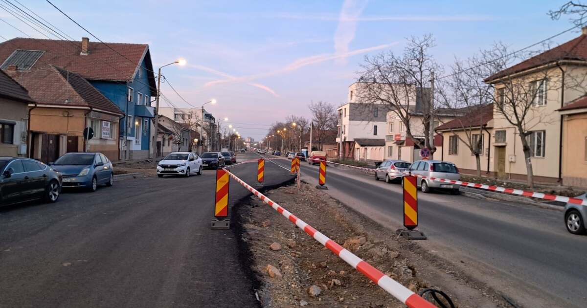 Lucrările de pe Strada Meșteșugarilor, pe terminate - BIHON
