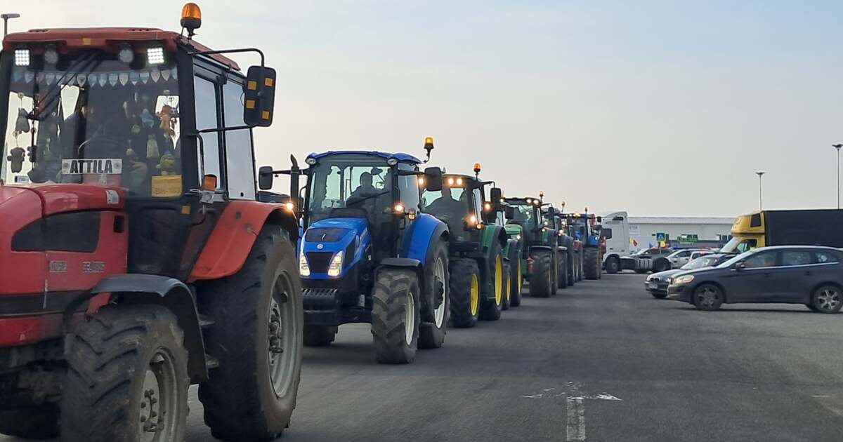 FOTO: Protest fermieri la Oradea 14.01.2024 - BIHON