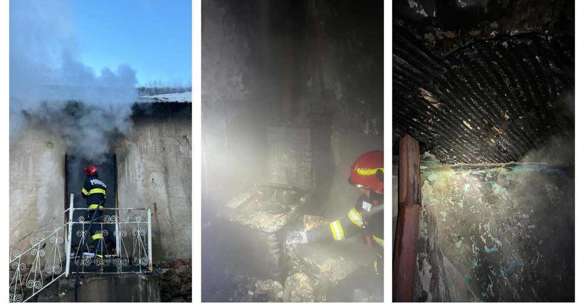 Un bihorean a suferit arsuri grave după ce un incendiu i-a cuprins casa ...