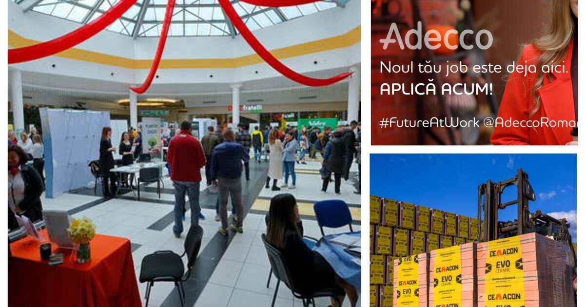 Cemacon și Adecco Resurse Umane participă la Oradea Job Expo cu mai multe locuri de muncă - BIHON