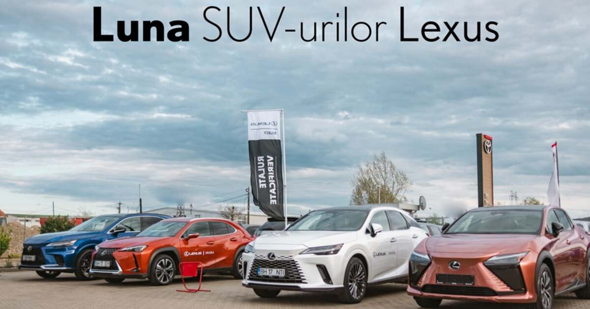 "Luna SUV-urilor Lexus" a sosit cu discount-uri de până la 19%! - BIHON