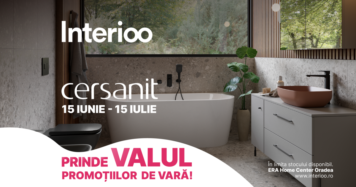 Interioo a pregătit Reduceri de până la 45% la Obiectele Sanitare ...