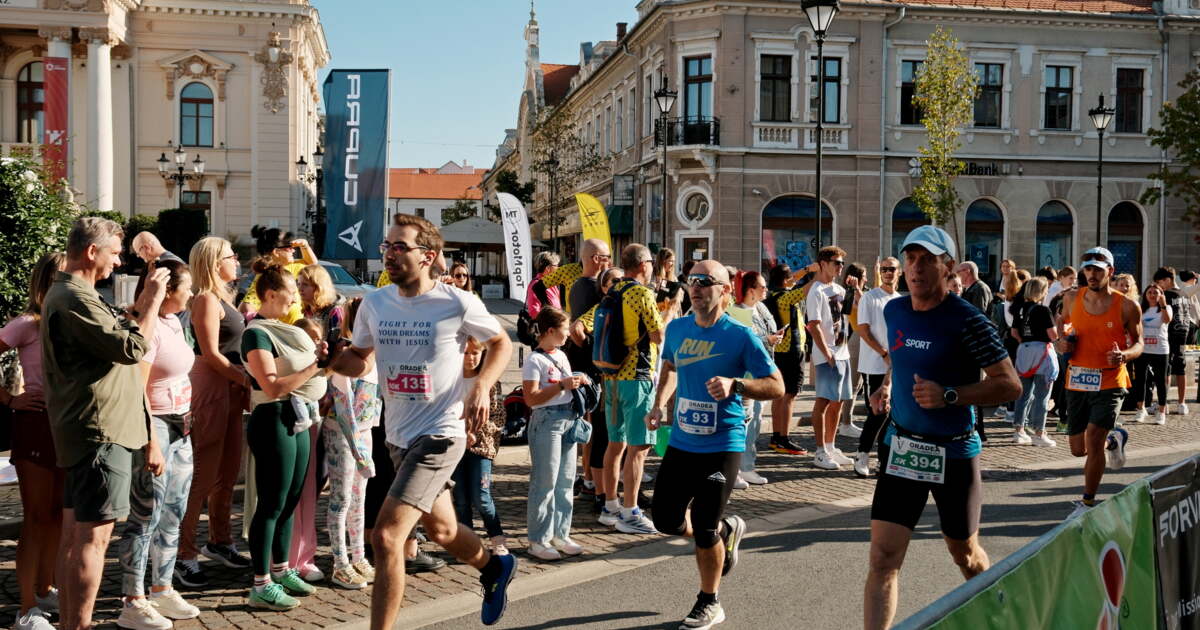 Oradea City Running Day pentru fiecare! Sute de participanți de toate ...