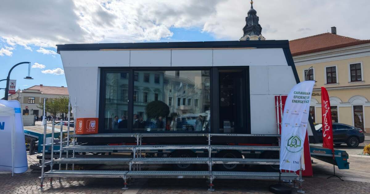 Casa nZEB, parte din Caravana ROENEF, a ajuns la Oradea. Bihorenii au ...