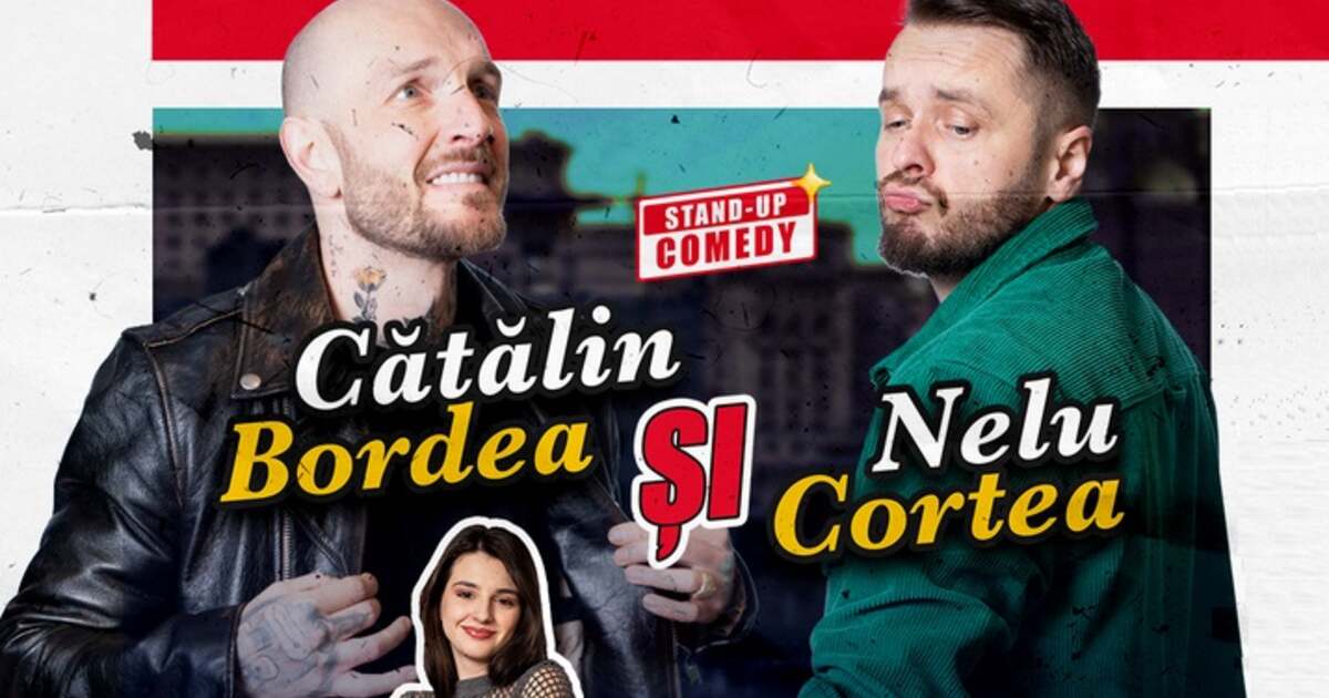 Stand-up Comedy cu Bordea, Cortea şi Mădălina Mihai, la Casa de Cultură ...