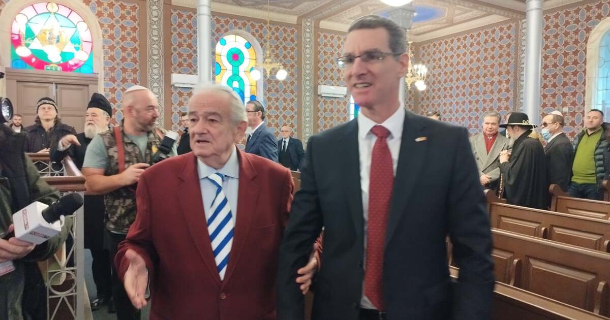 foto: Ambasadorul Israelului la București, Dr. Lior Ben Dor, a vizitat ...