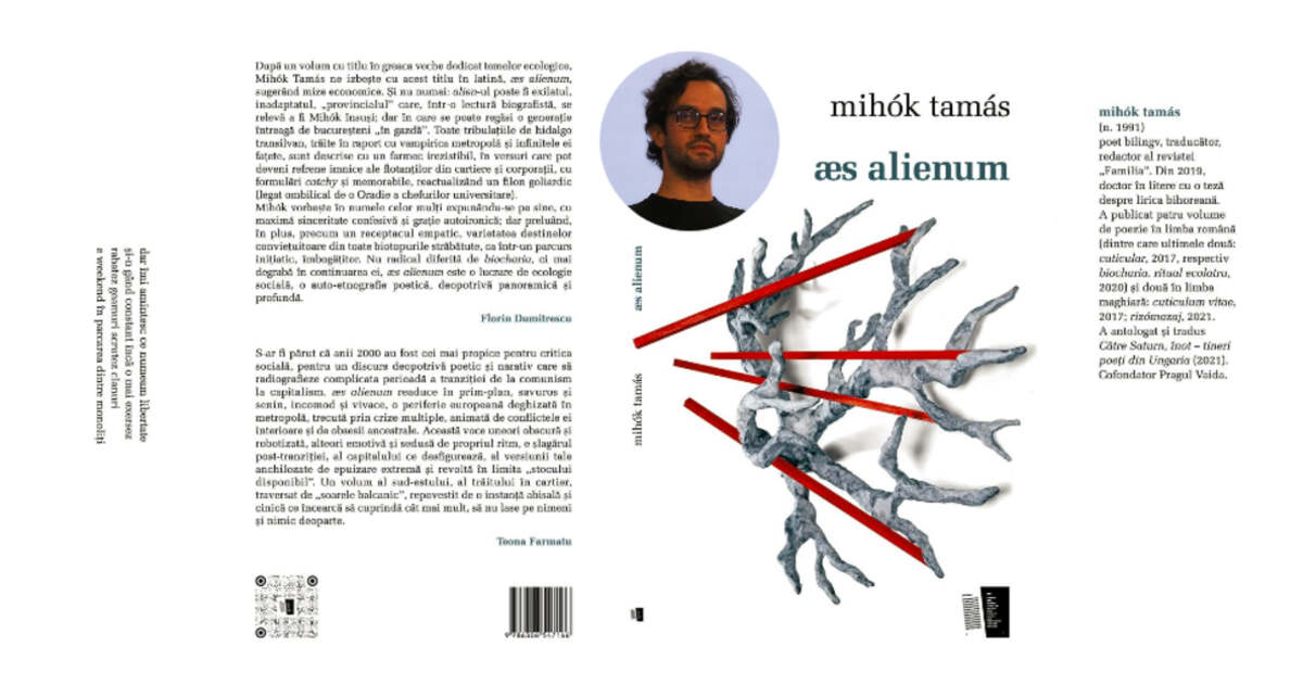 Orădeanul Mihók Tamás a fost nominalizat la Premiul Tânărul poet al ...