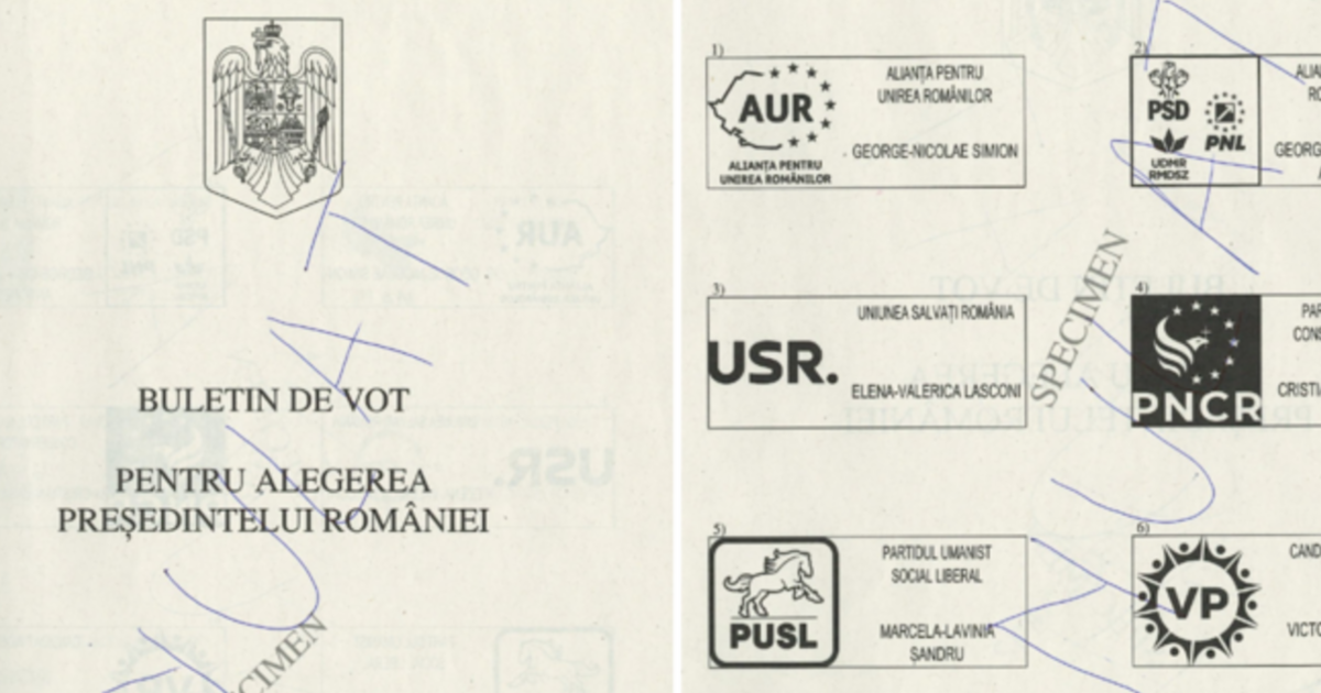 Biroul Electoral Central a stabilit cum vor arăta buletinele de vot la ...