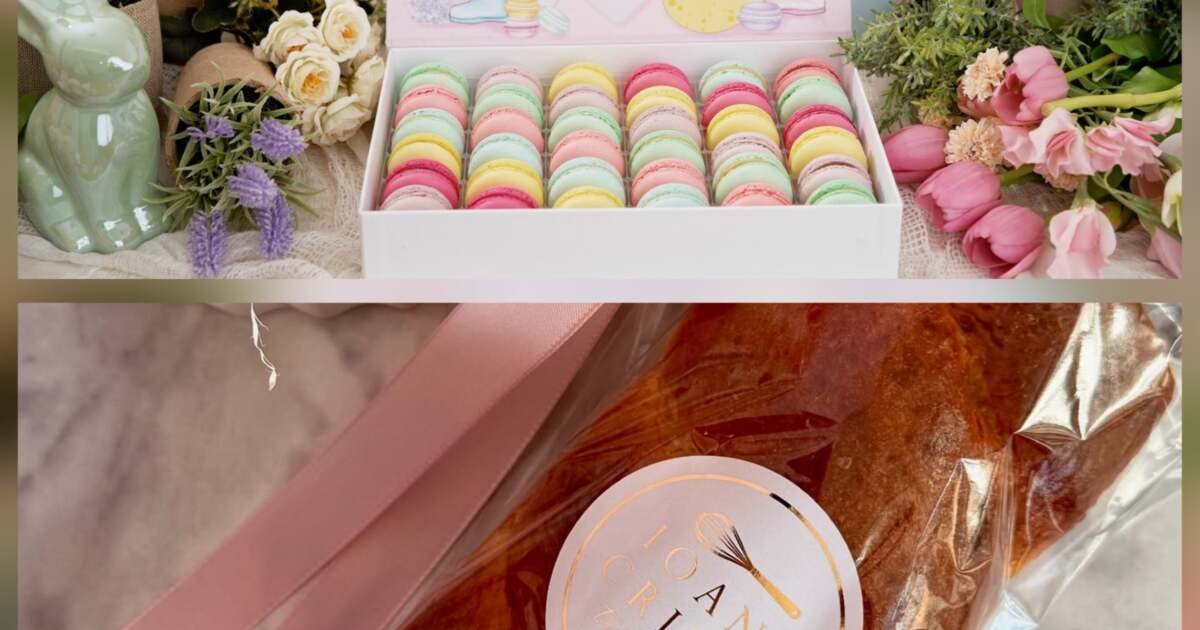 Oferte cutii macarons pentru Paște și cozonac tradițional, de la Macarons Box Oradea by Ioana ...