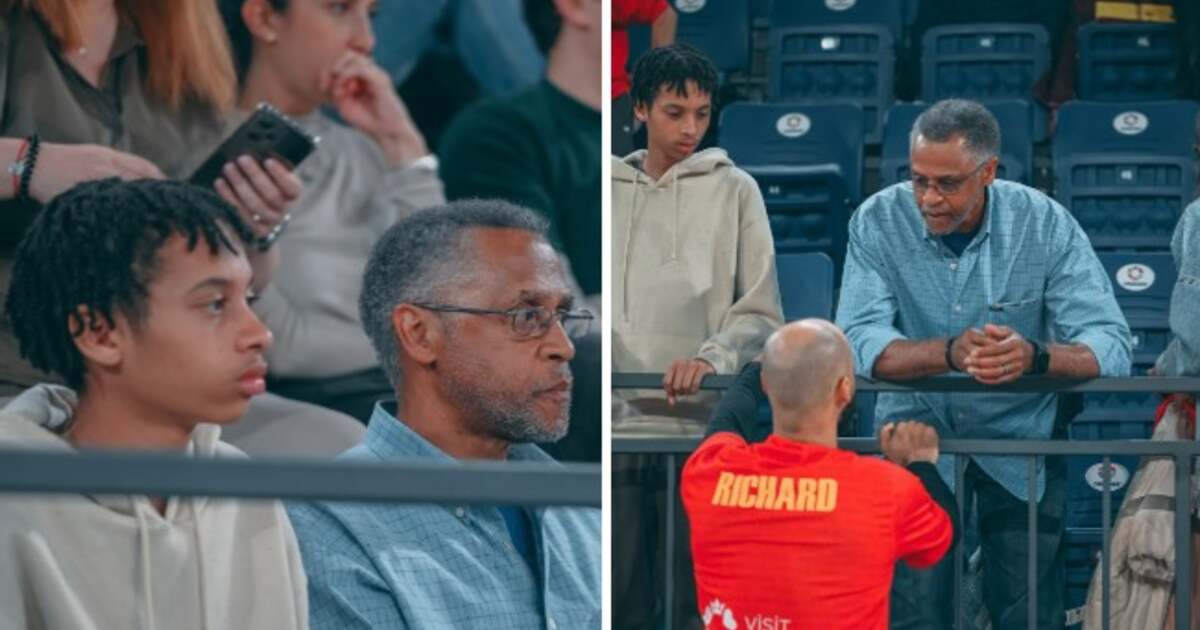 Fiul și tatăl lui Kris Richard au fost prezenți la meciul doi dintre CSM CSU Oradea și CSO ...