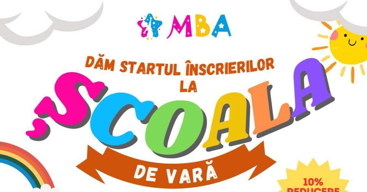 Încă 5 zile de înscrieri la Școala de vară a Grădiniței cu Program ...