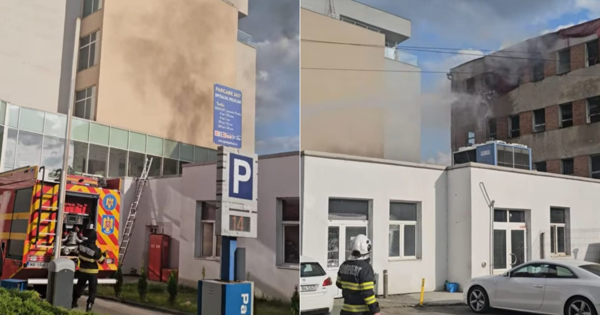 Incendiu lângă Spitalul Pelican din Oradea. Intervenție rapidă a ...