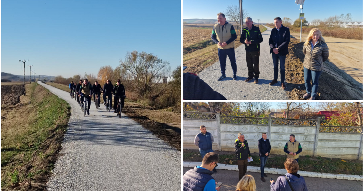 Bihorul pedalează pe diguri: oficialii au inaugurat și testat noile ...