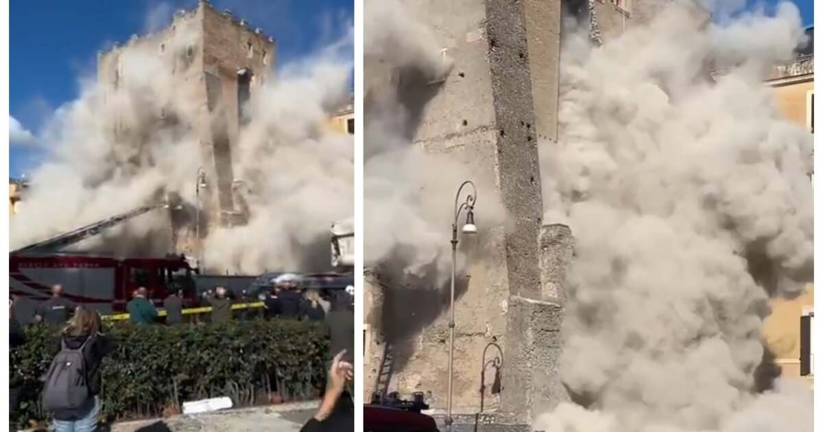 Tragedie la Roma. Muncitor român mort după ce turnul istoric pe care îl ...