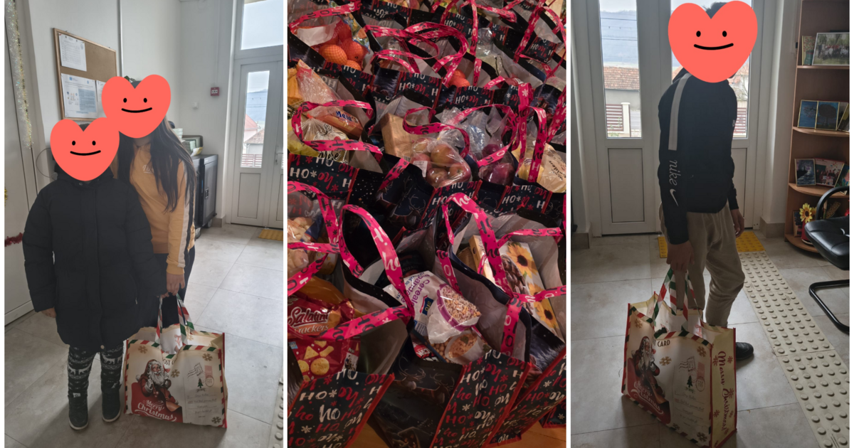 Peste 100 de pachete cu alimente distribuite familiilor nevoiașe din ...