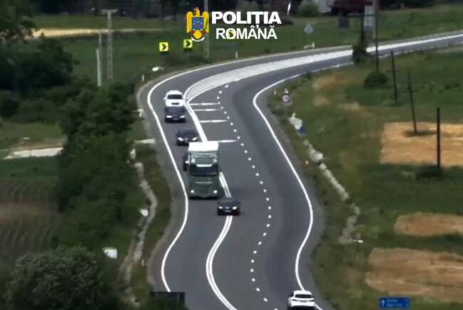 Manevre periculoase în trafic: 9 depășiri neregulamentare sancționate ...
